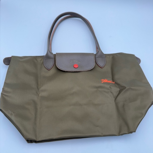 Longchamp | Bags | Le Pliage Green M Tote Bag | Poshmark